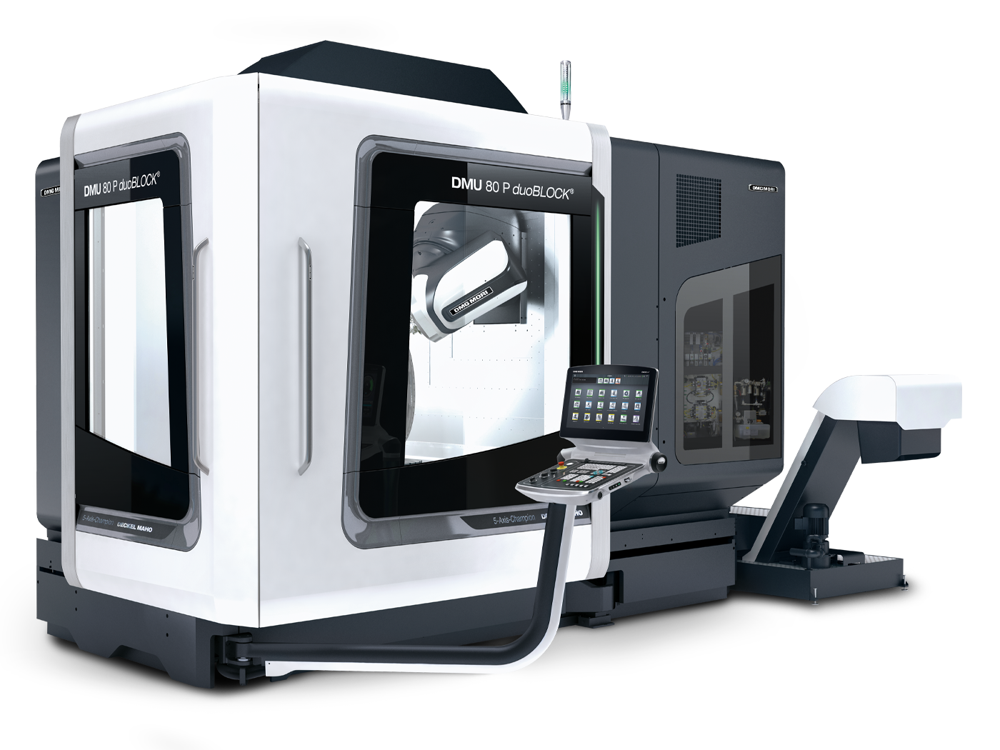 DMU 80 P (FD) duoBLOCK - 5-axis milling - DMG MORI