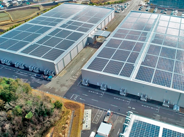Japan's largest solar energy system for self-use at Iga Campus. - DMG MORI